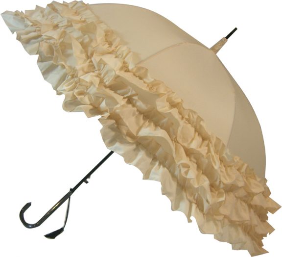 LuLu Frilly Cream Umbrella Parasol – Umbrella Heaven